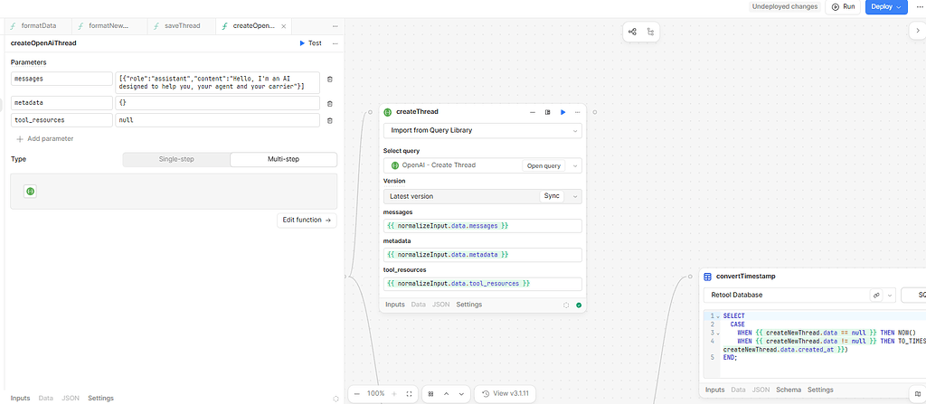 Multistep Function Workflow Splitview - 💬 Feature Requests - Retool Forum