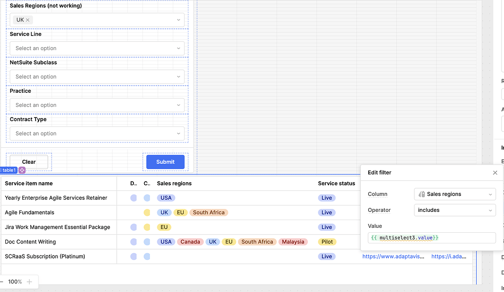 How To Use Setfilterstack To Filter Values In An Array 💬 App Building Retool Forum
