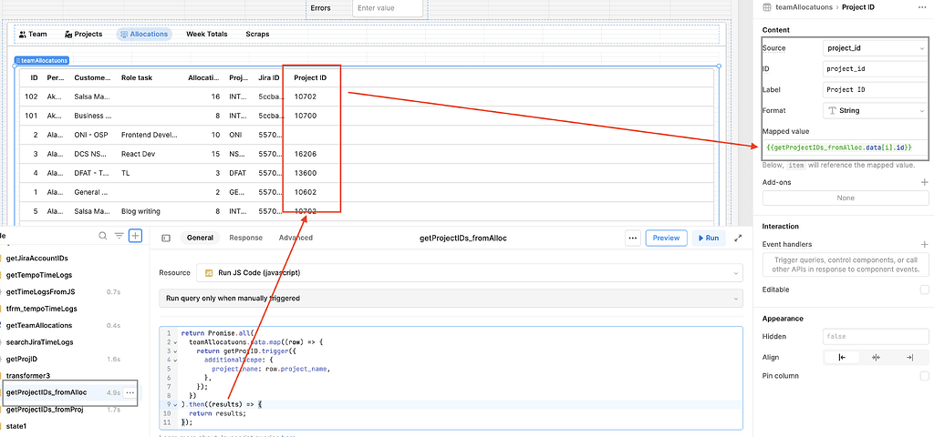 Update Db Table With Api Results Queries And Resources Retool Forum