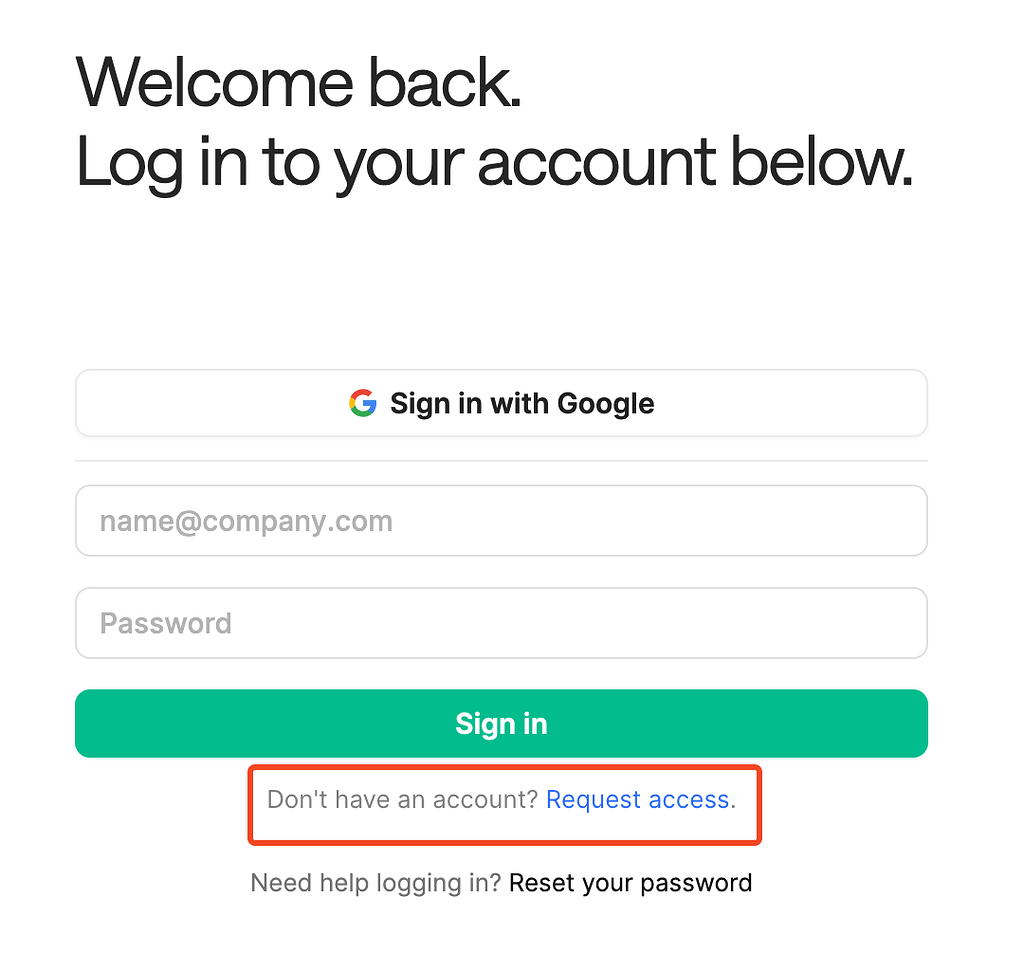 Request Access to Retool Instance in Custom Login page - 💬 Feature ...