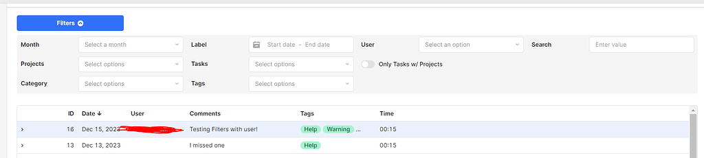 Helpful tip on using intersect on default filters on new table (Filtering arrays) - 💬 App ...