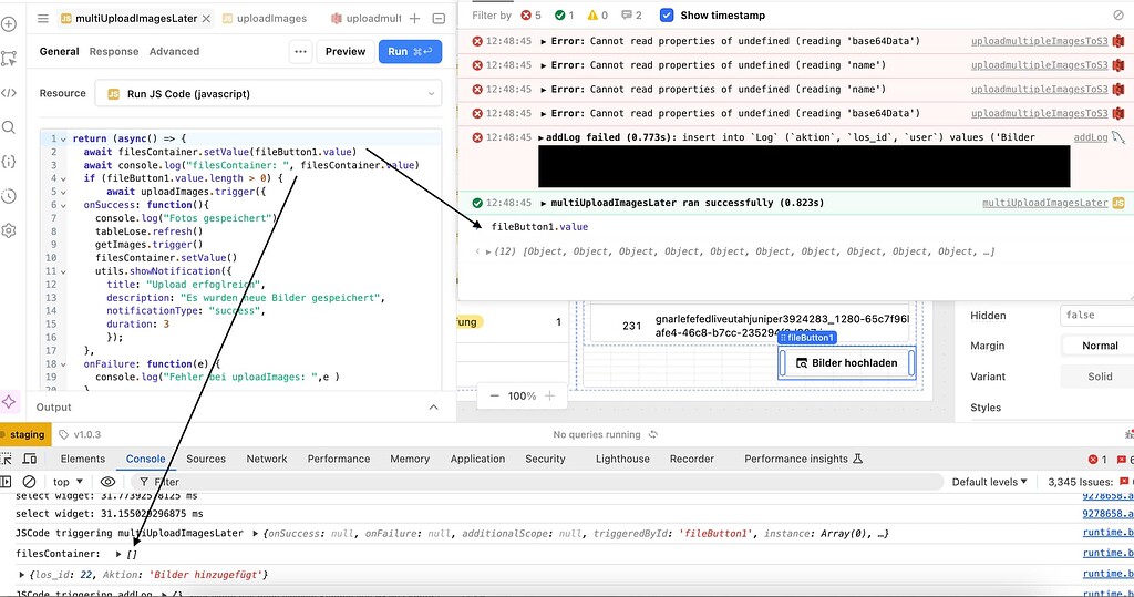 Js Query Not Waiting For Updated Variable With Setvalue 💬 App Building Retool Forum