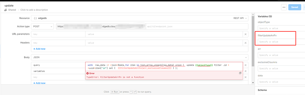 Function Resolved To Variable In Query Library Queries And Resources Retool Forum