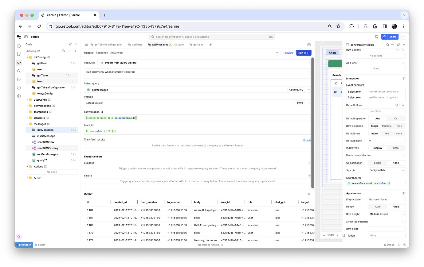 How to Run a Query when a Table Row is Updated - 💬 App Building - Retool Forum