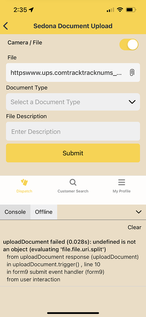Error Uploading With File Input On Mobile Device 💬 Mobile Retool Forum