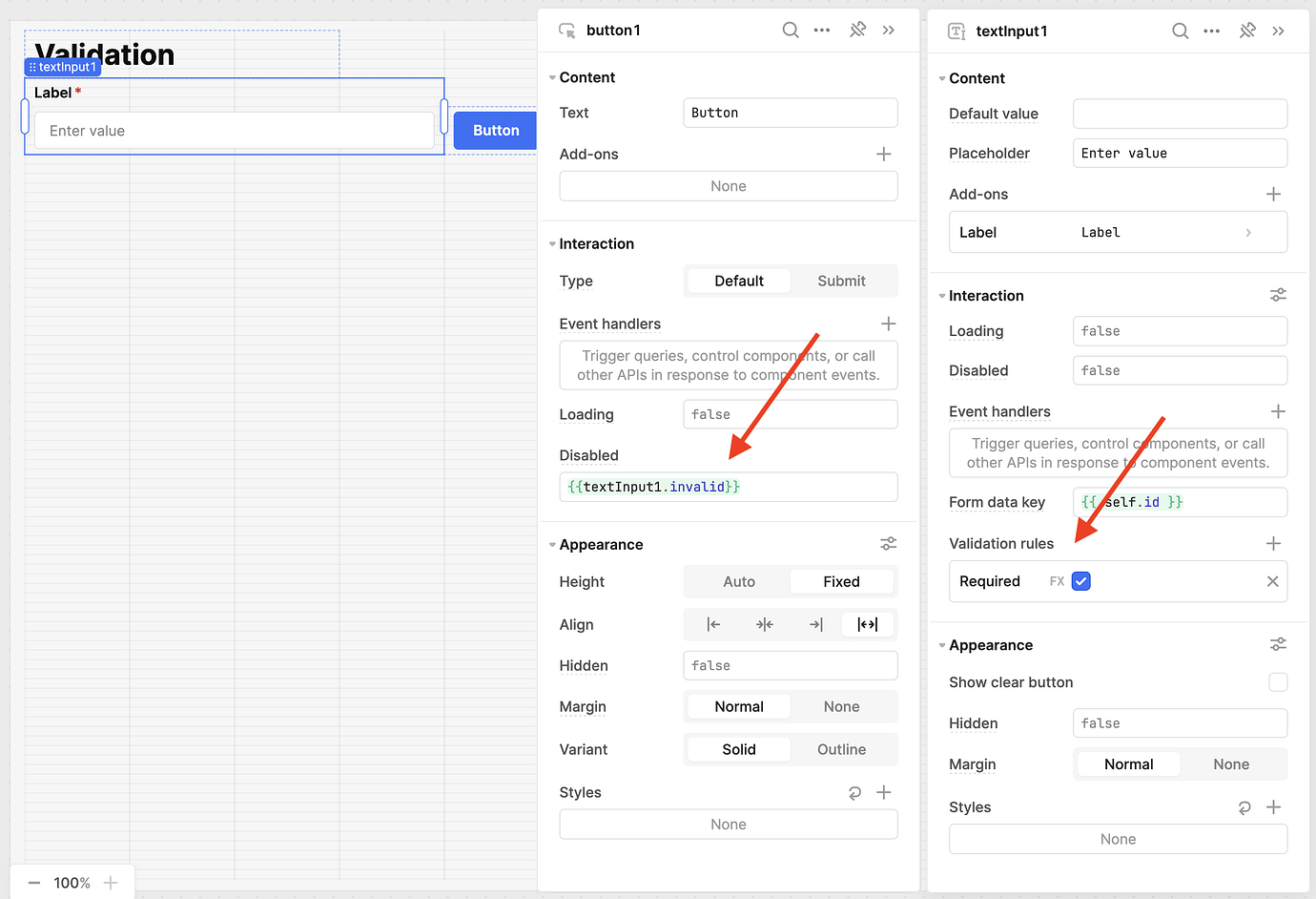 Text Input Validation behavior - 🤝 Discussion - Retool Forum