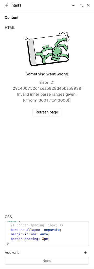 Attempting To Edit A Custom Html Component Content Results In Error 💬 App Building Retool Forum