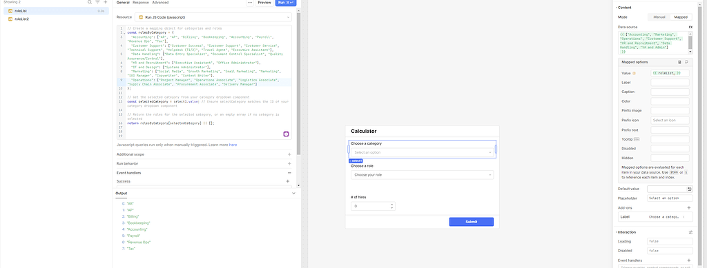 Dynamic Dropdown Help Please - 💬 Queries and Resources - Retool Forum