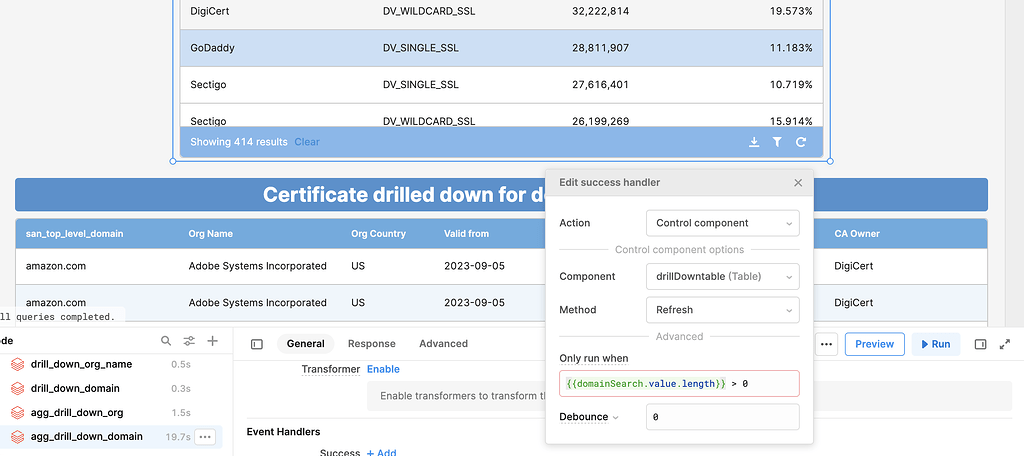 Reload table based on event handler - 💬 App Building - Retool Forum