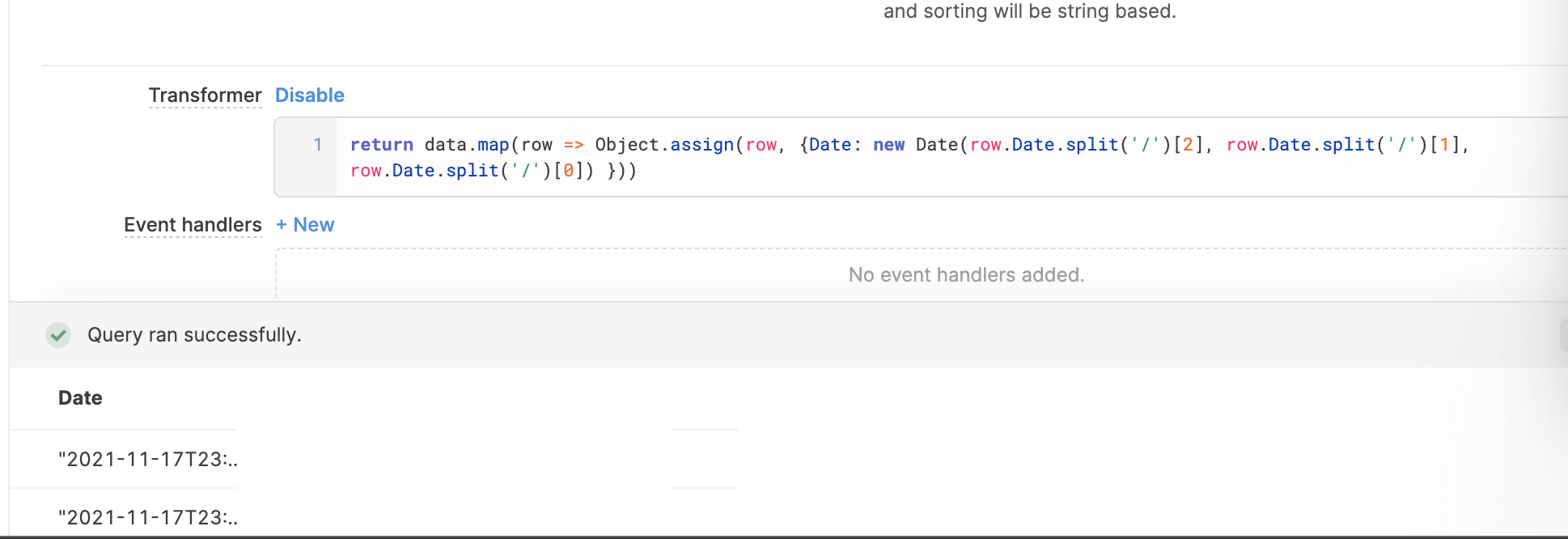 How To Get Dates From Spreadsheet Queries And Resources Retool Forum