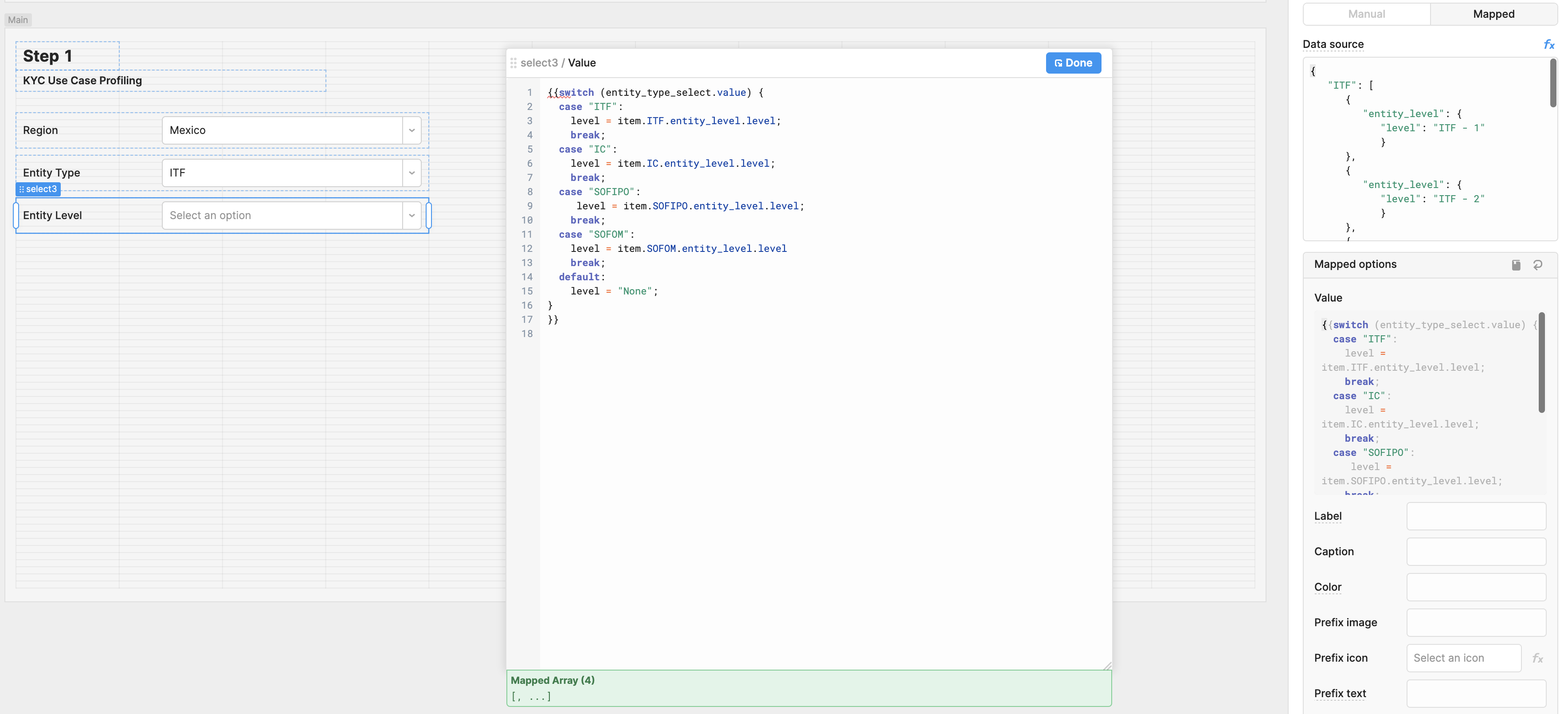 Switch Statement For Dropdown Select Based On Previous Selection 💬 Queries And Resources