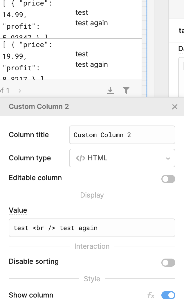 Multiple Text Lines In A Cell App Building Retool Forum