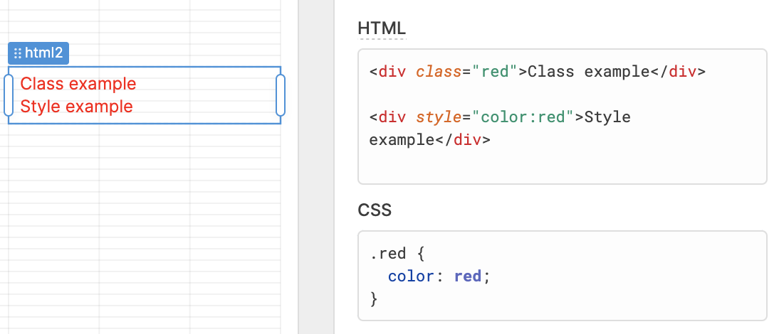 Allow CSS Color Properties In HTML Component Feature Res Retool Forum