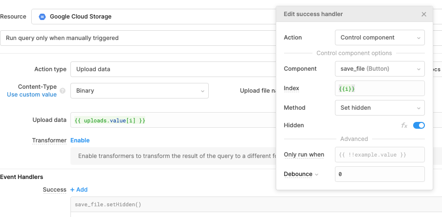 Add Variable To Success Event Handler Queries And Resources Retool Forum