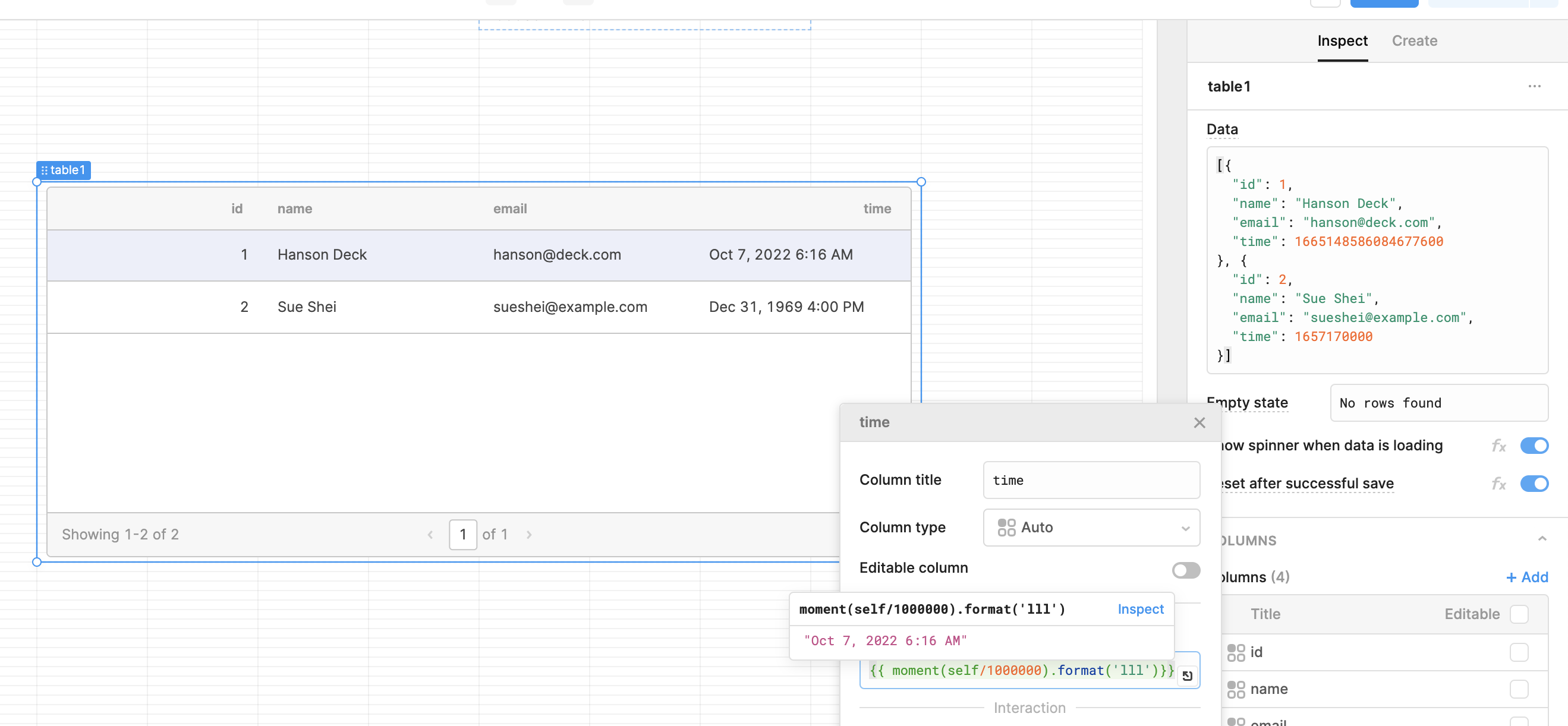 Unix Timestamps Normal Dates Queries And Resources Retool Forum