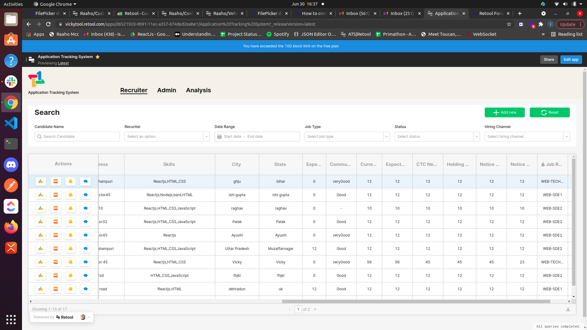 How To Fix Each Column Width In A Table Feature Res Retool Forum