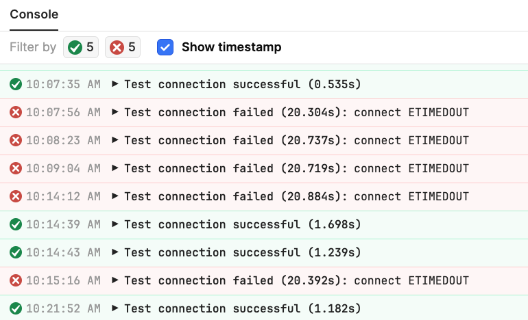 Randomly Etimedout When Connecting To Mysql 💬 Queries And Resources Retool Forum