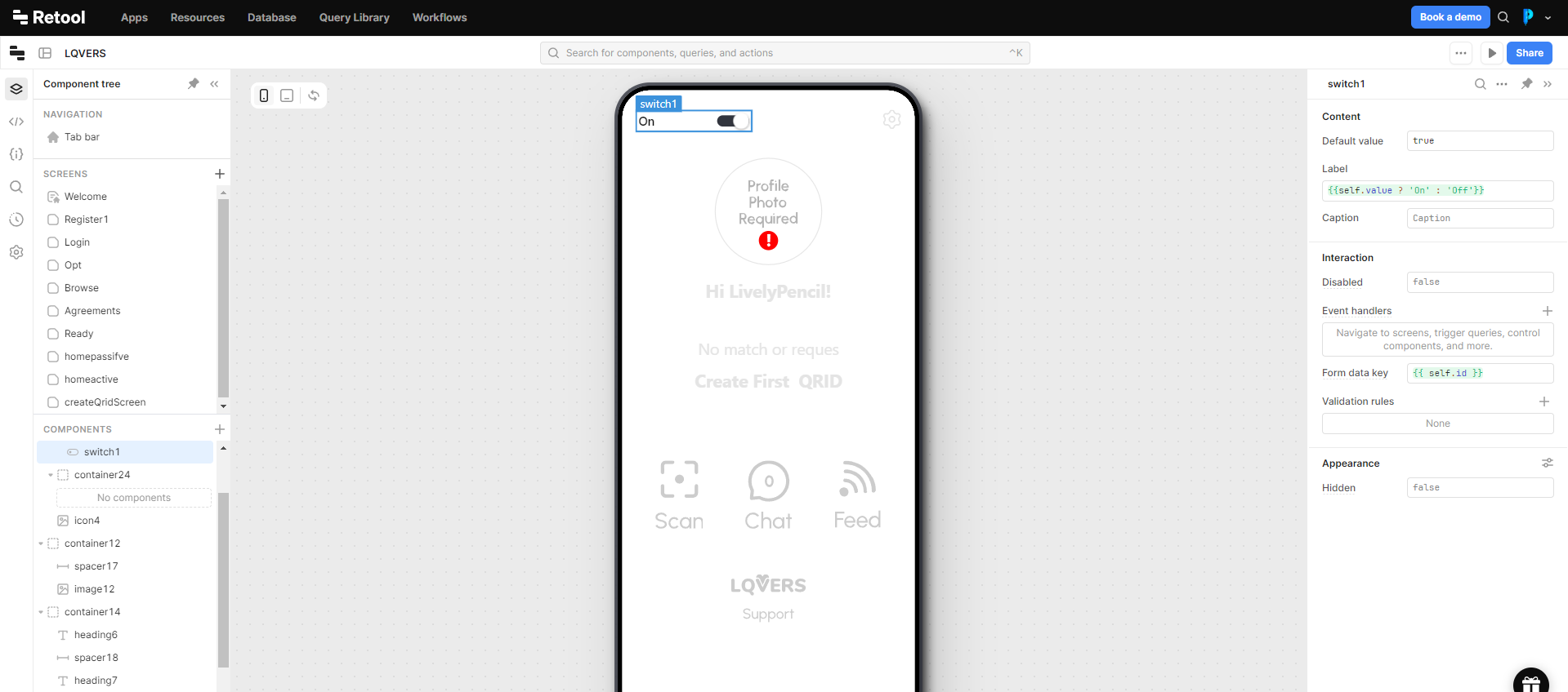 On / Off radio button - 💬 App Building - Retool Forum On / Off radio button - 💬 App Building - Retool Forum