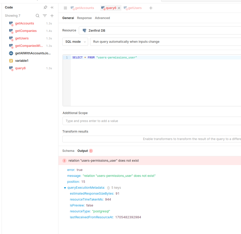 All My Retools Ecosystem Not Working 💬 Queries And Resources Retool Forum