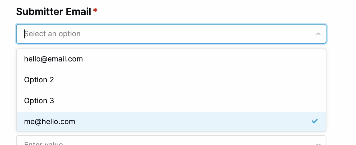 Form Select Input Custom Value not working - 💬 App Building - Retool Forum