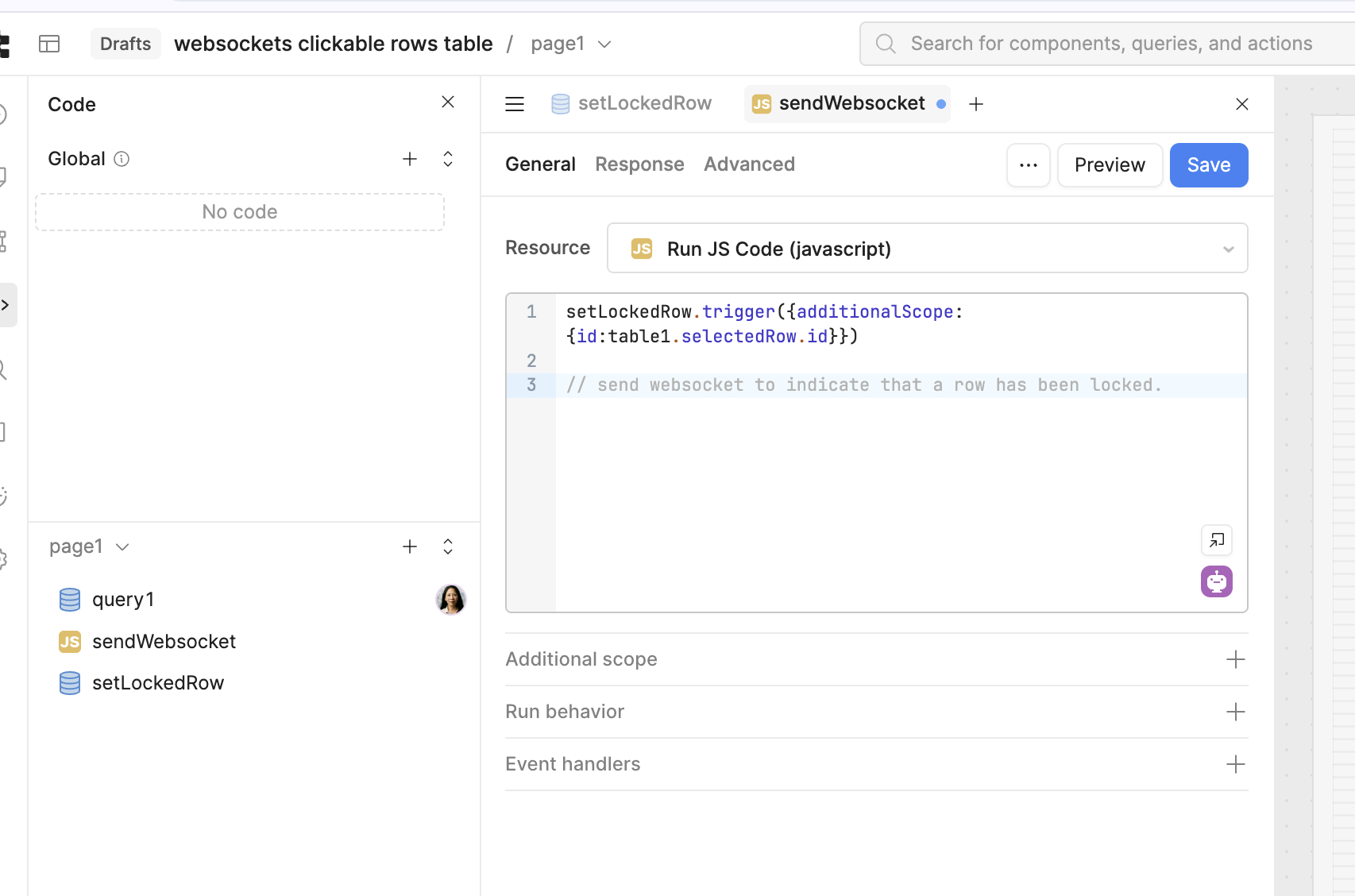 Real-Time Row Selection Management - 💬 App Building - Retool Forum