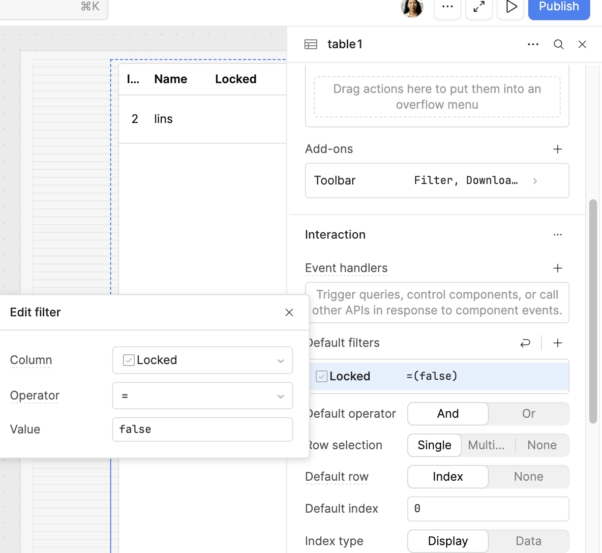 Real-Time Row Selection Management - 💬 App Building - Retool Forum