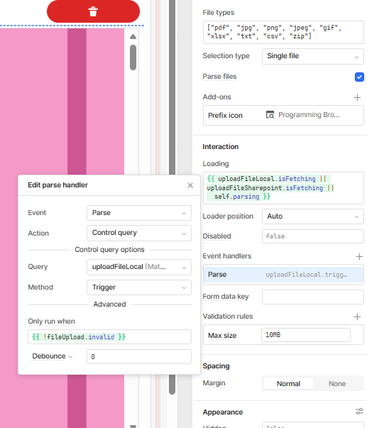 File Upload Component Loading Too Slow 💬 App Building Retool Forum
