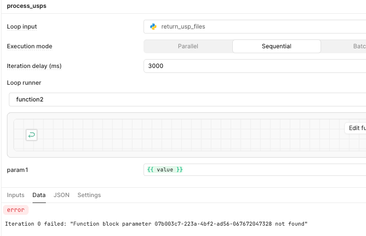 Function Block Parameters Not Found In Loops 💬 Workflows Retool Forum