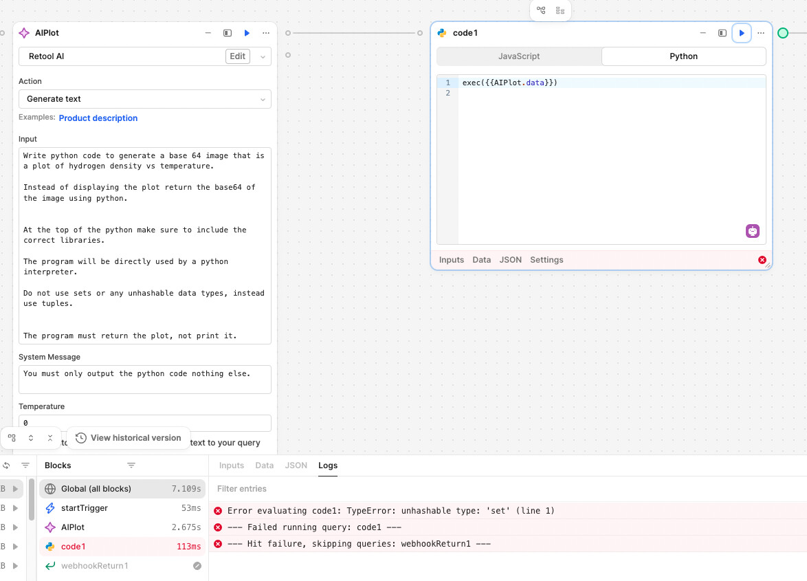 Using AI in workflow to generate python scipt that will create base64 ... Using AI in workflow to generate python scipt that will create base64 ...