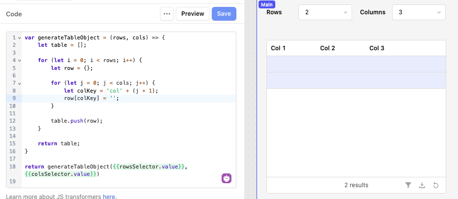 Dynamic input fields in table - 💬 App Building - Retool Forum