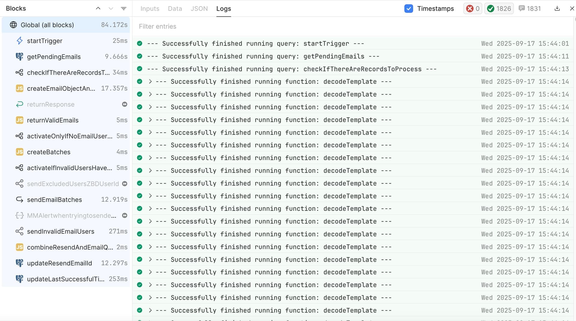 Workflow Execution Time Is Considerably Longer Than The Execution Time Of All The Blocks