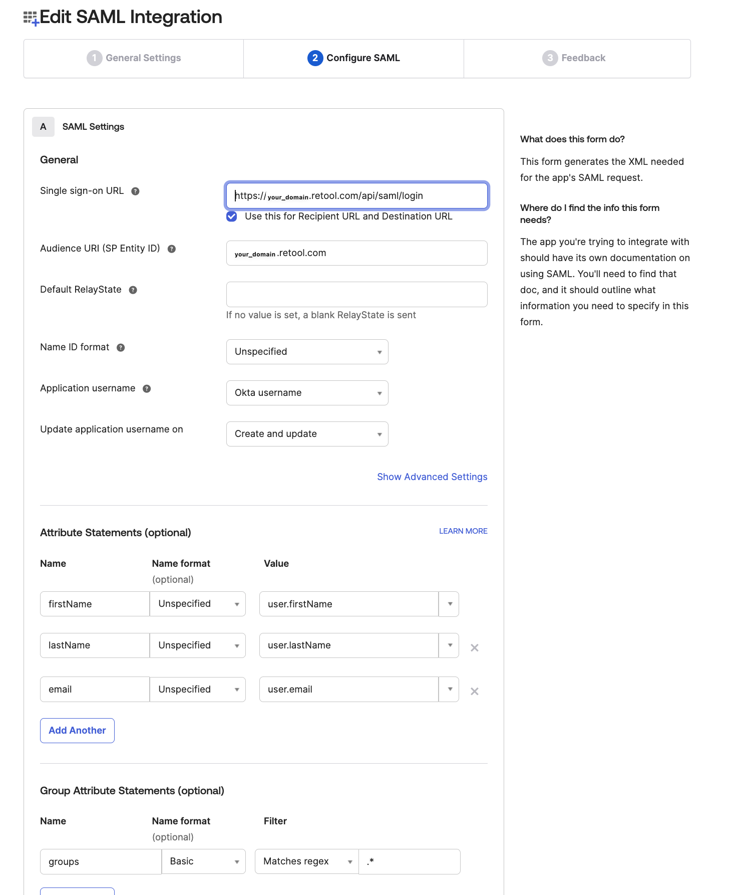 [SSO] - Okta SAML with Role Mapping setup (with pictures) - 🧑‍💻 Retool Tips & Tricks - Retool Forum