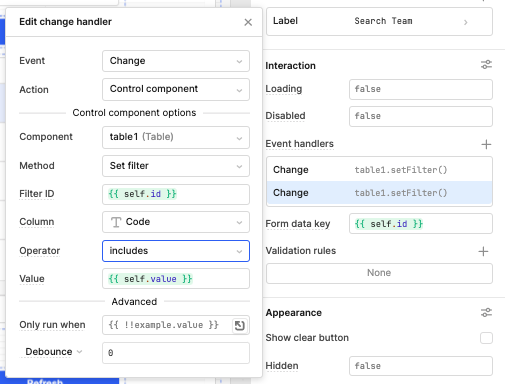 How To Add Multiple Filtersevent Handlers To The Same Field 💬 App Building Retool Forum