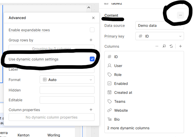 Documentation For Dynamic Columns 💬 App Building Retool Forum