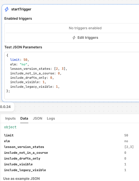 Workflow Called From App Being Called With Test Json Parameters 💬 Workflows Retool Forum
