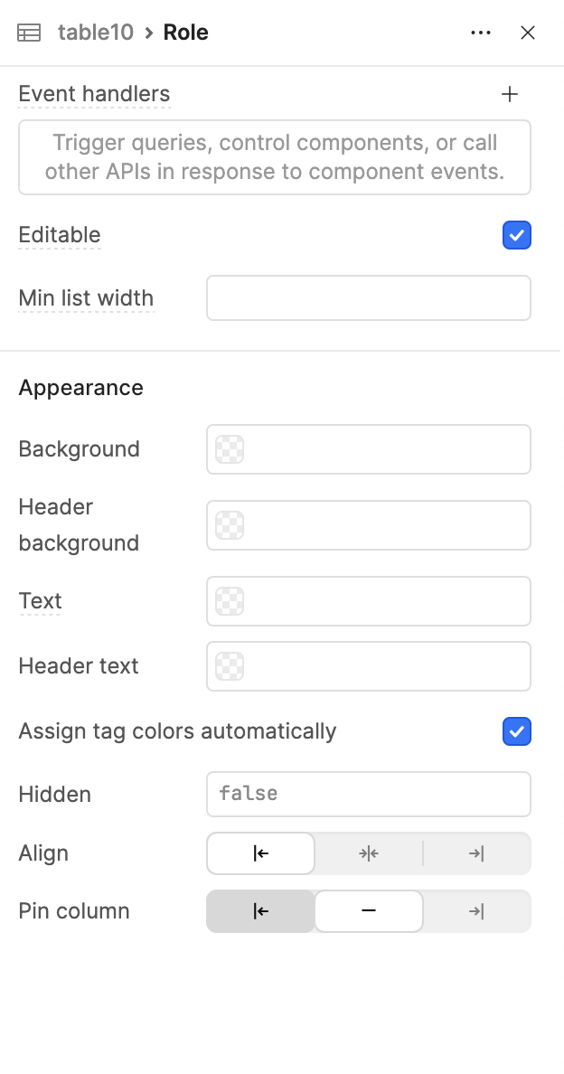 Dynamic Tag Color Configuration for Table Tag Columns - 💬 Feature ...